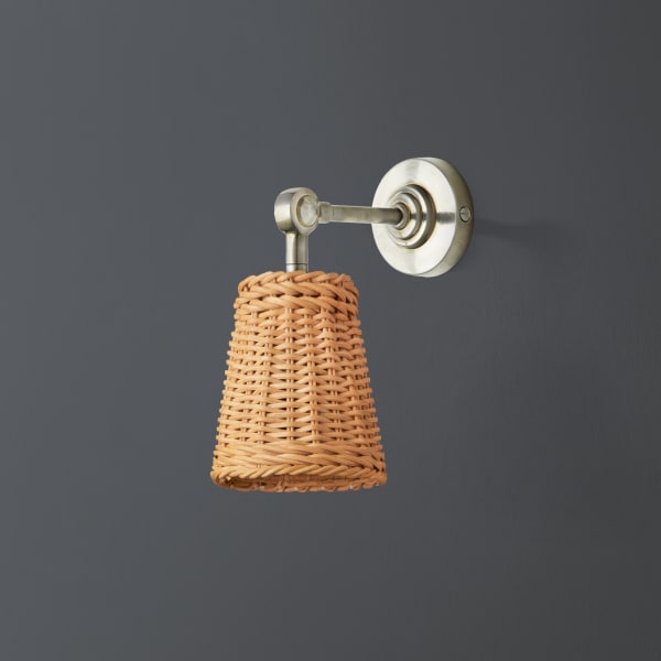 Exquisite Mini Elbow Wall Fitting in Antiqued Silver
