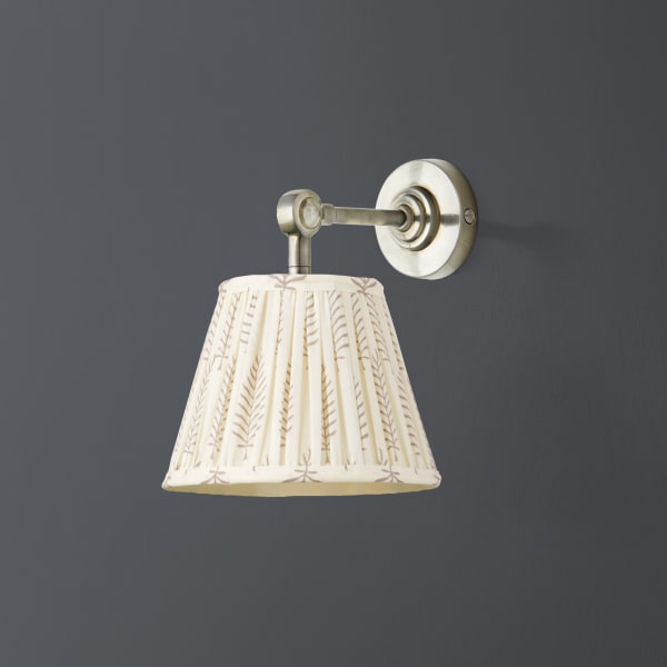 Exquisite Mini Elbow Wall Fitting in Antiqued Silver