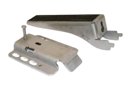 13" Stainless Steel Adjustable Walk-on Lid Bracket with Mounting Base