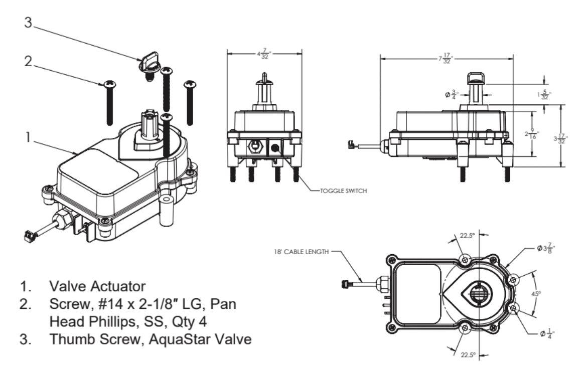 AquaStar FlowStar Valve Actuator