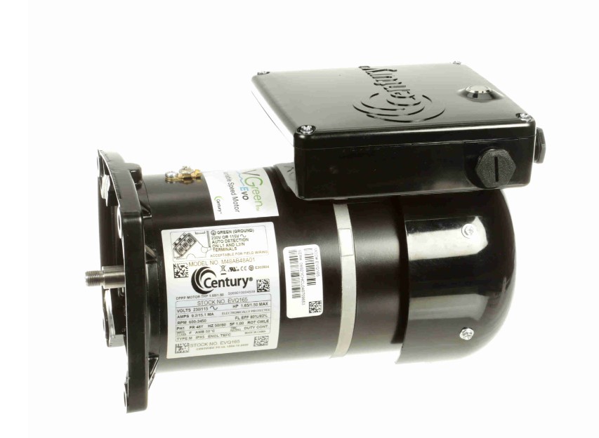 High-Efficiency Pool Pump Motor - 2.25/1.50 HP, 230/115V, 48Y Frame ...
