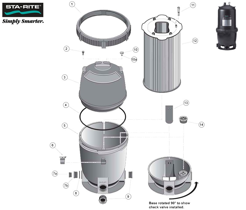 StaRite System 2 Modular Media PLM100 & PLM150 Filter Parts