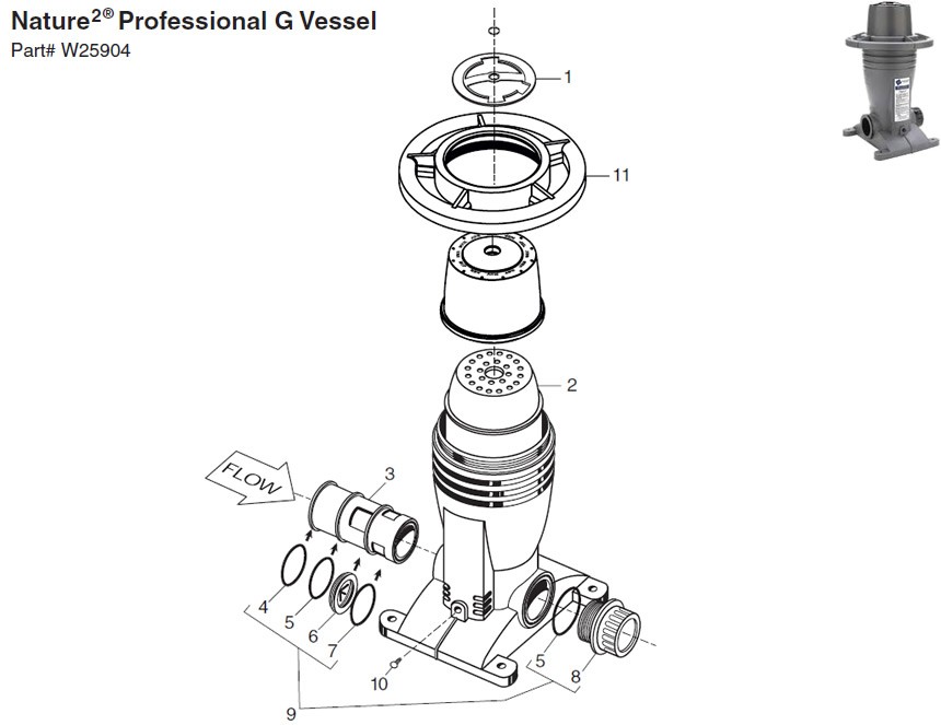 Nature2 Professional G Vessel Replacement Parts