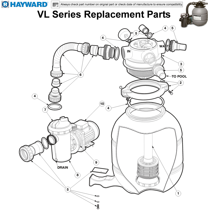 VL Series Replacement Parts