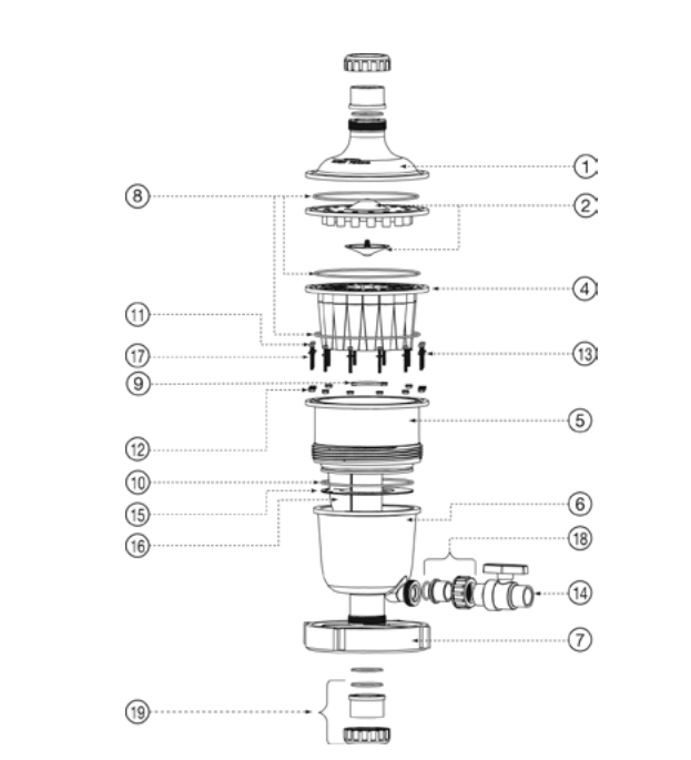 Waterco MultiCyclone 16 Centrifugal Pre-Filter