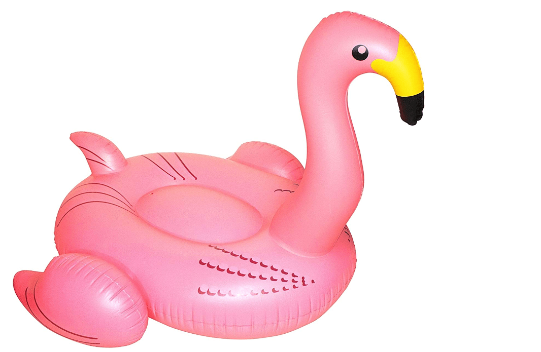 giant inflatable flamingo