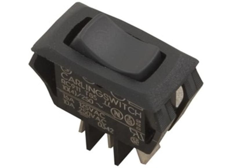 Single Pole, Double Throw Rocker Switch