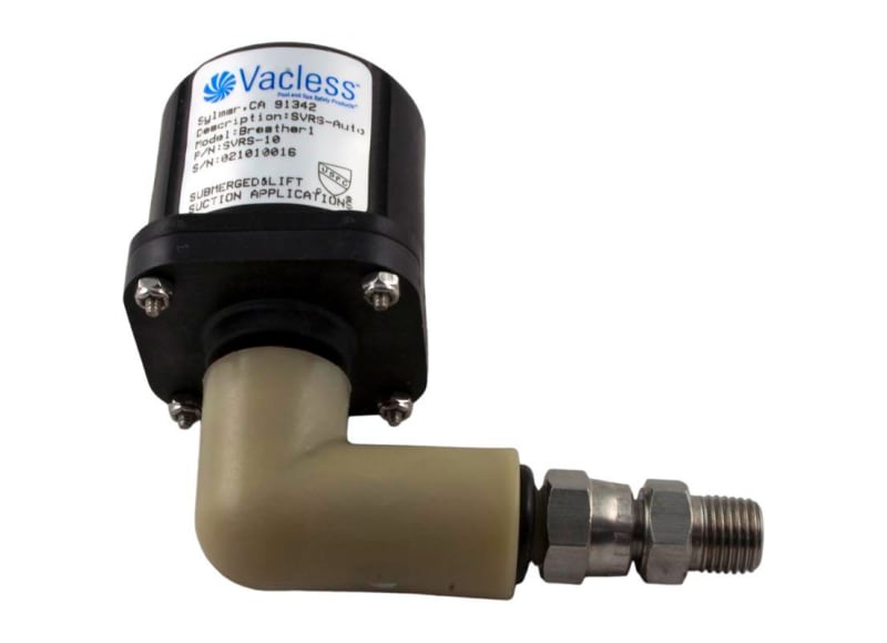Vacless SVRS, Non-Adjustable, Auto-Reset, Center Thd