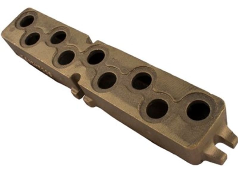 9 Hole Bronze Return Header