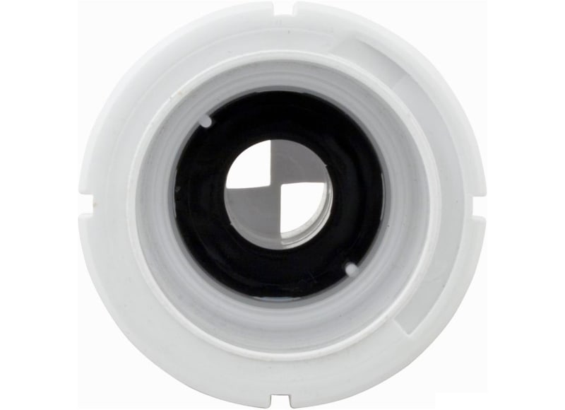 Gunite Poly Storm Wall Fitting, White