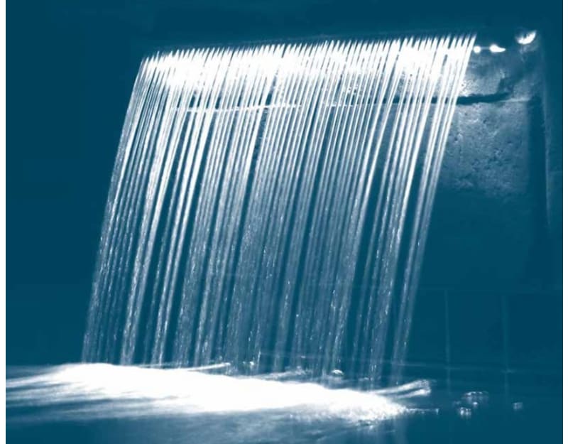 48'' Waterfall Light Bar, 45' of 100 strand fiber, Attached to ...