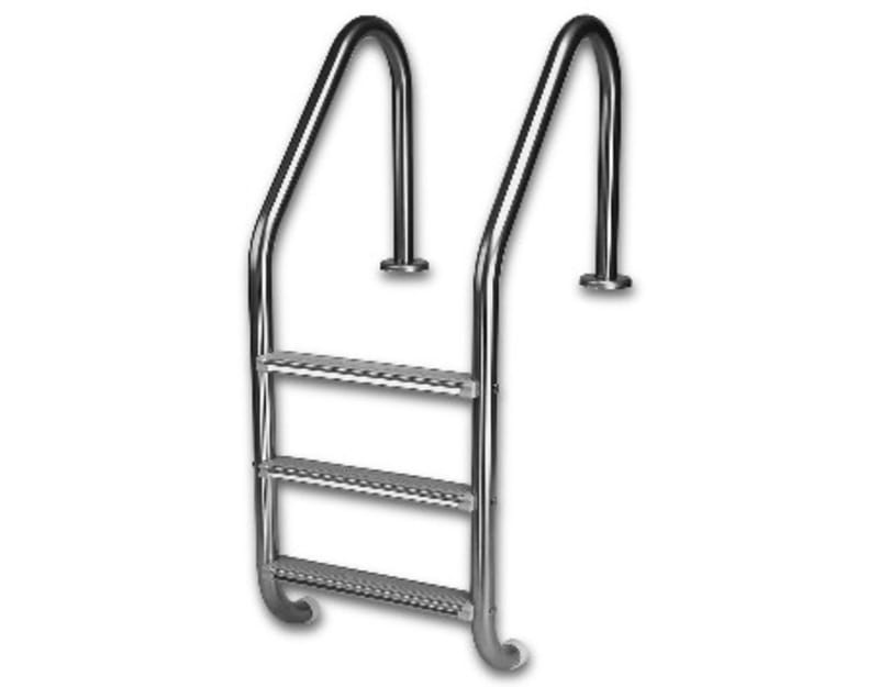 Interfab 3 Step ladder with Stainless Steel Tread - Hammertone Gray ...
