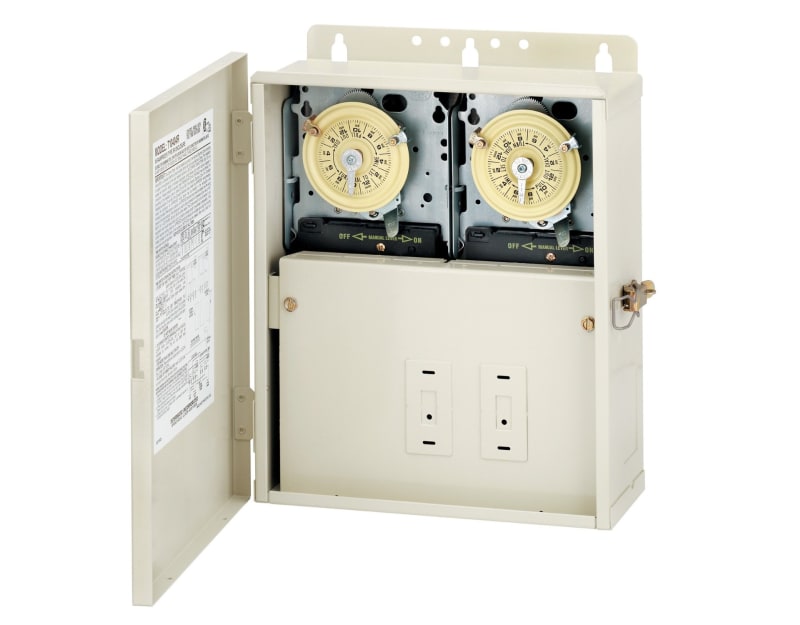 Dual Time Clock Enclosure DPST 220V