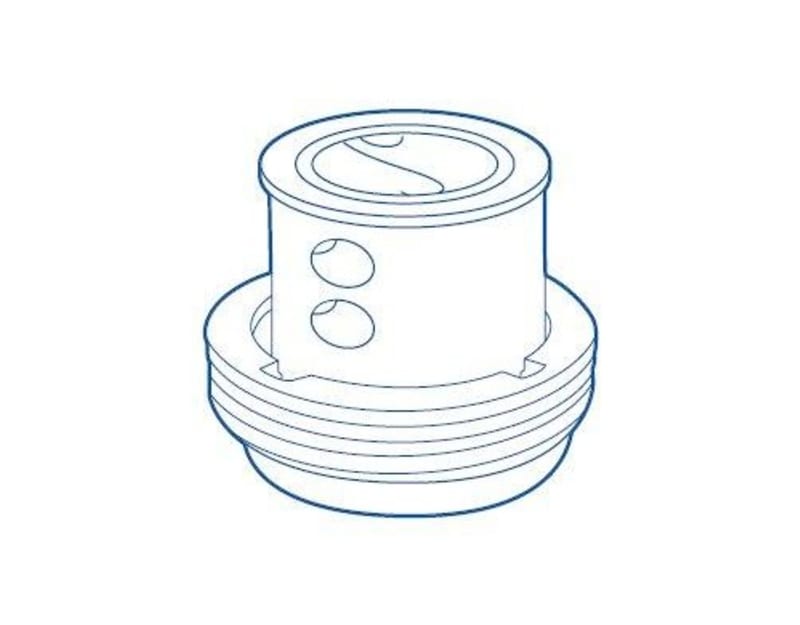 Pool Valet 1-Hole Nozzle, White