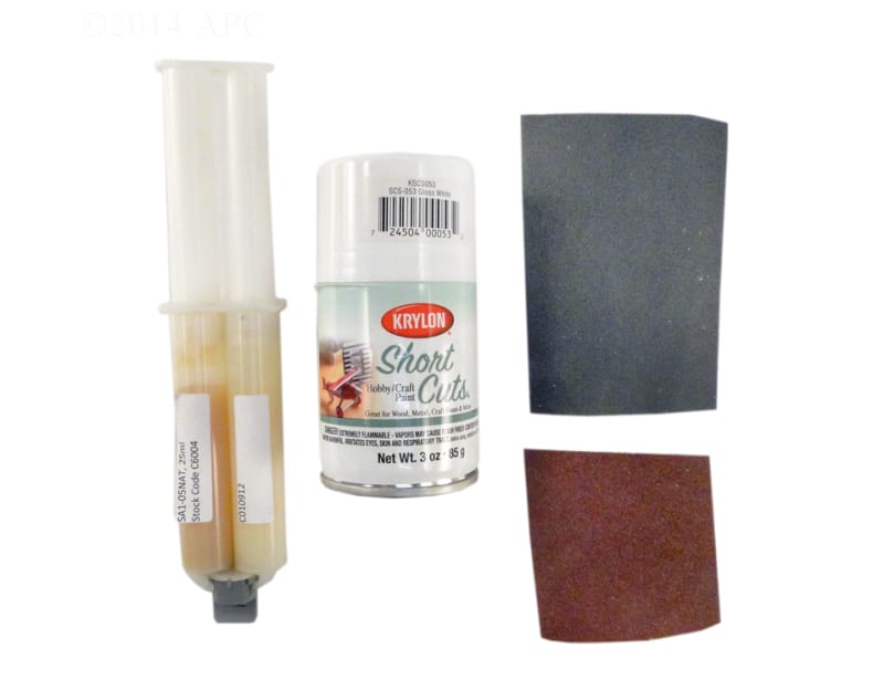 Frontier III Acrylic Slide Repair Kit - White