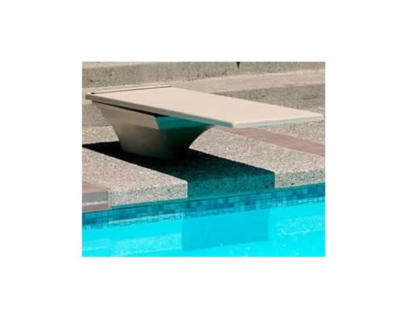 8' Flyte Deck Diving Board & Stand - Pewter Gray