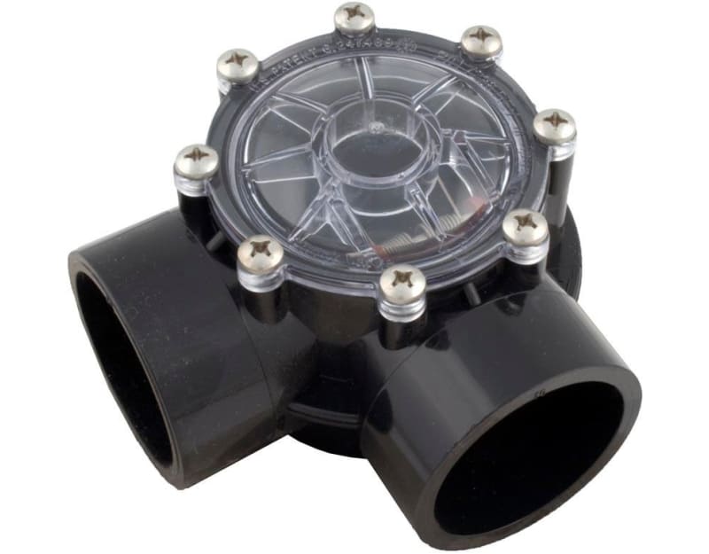 90 Degree Check Valve, 2" SLIP x 2-1/2" SPG