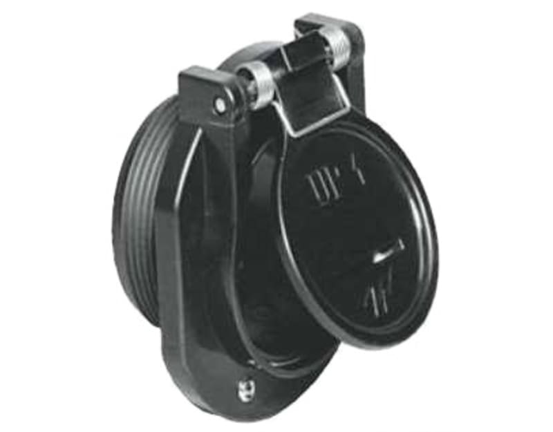 1-1/2" MPT Vac Lock Fitting, Black