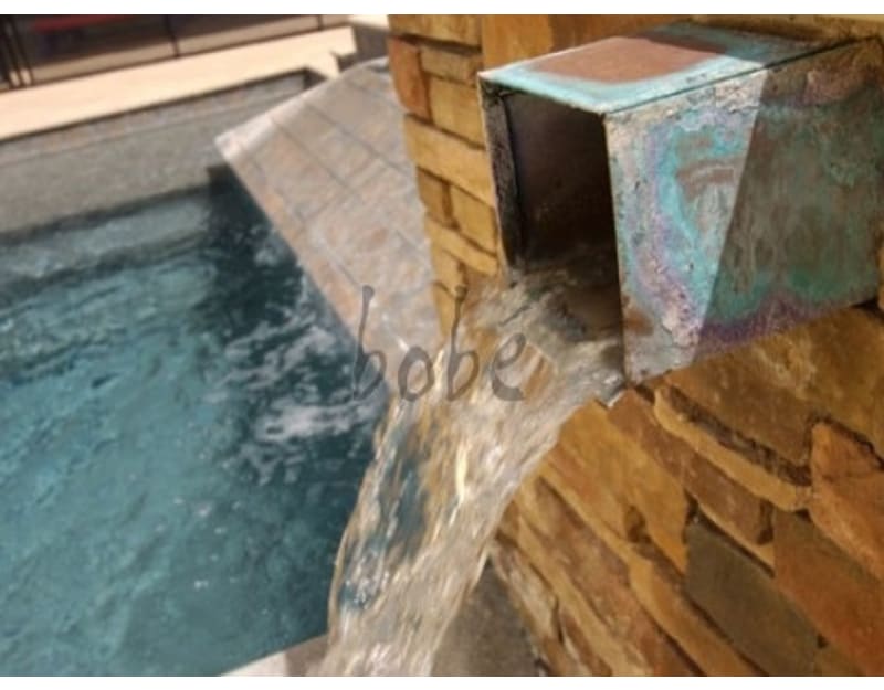 6" Box Scupper Copper