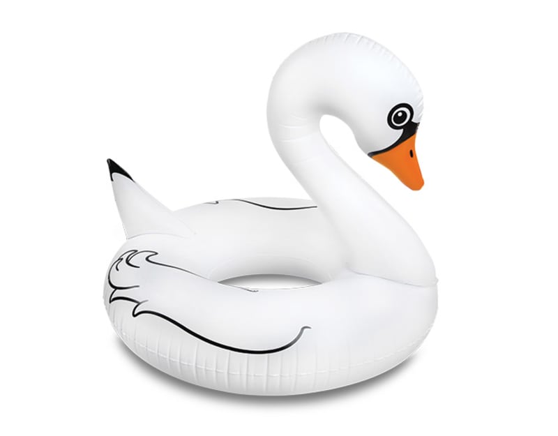 Giant White Swan Pool Float