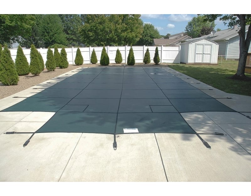 25' x 45' King99 Mesh, Right Step Safety Cover, Tan, 20 Yr. Warranty