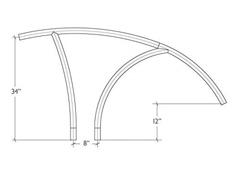Artisan Deck‑Mounted Rail ART-1004