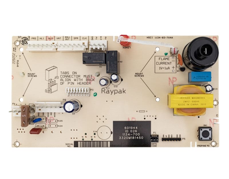 RayPak PC Control Board IID Units 013464F