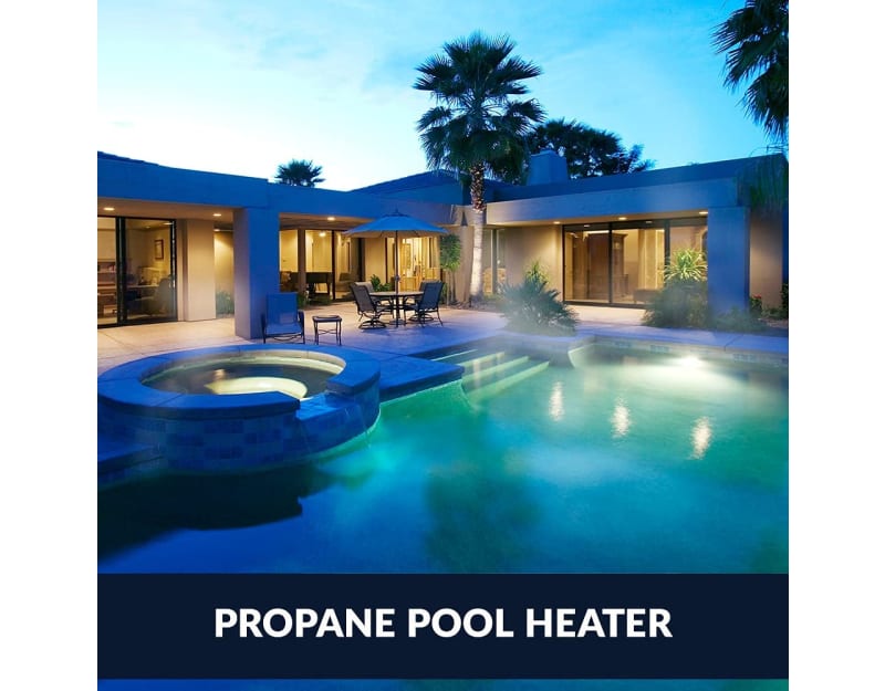 Universal H-Series Low NOx, 150K BTU, Propane Pool and Spa Heater