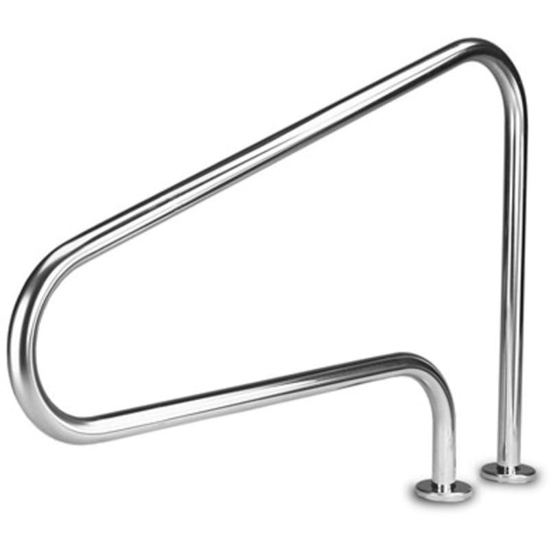 DM 3 Bend Stair Rail, Stainless Steel
