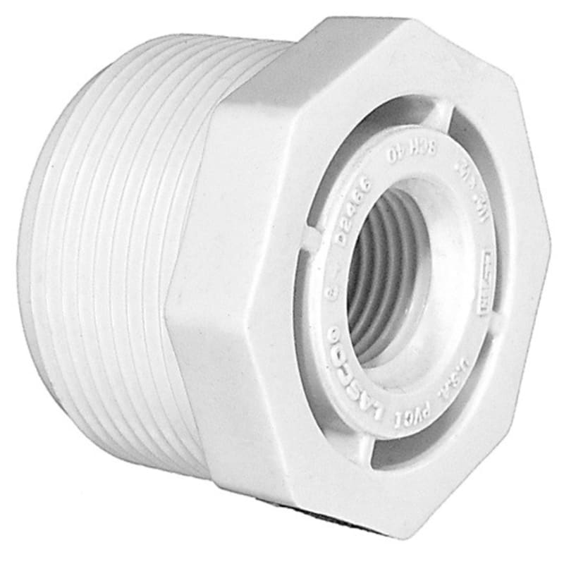 1-1/2" x 1/2" Sch40 Threaded Reducer Bushing MPT X FPT - 439-209