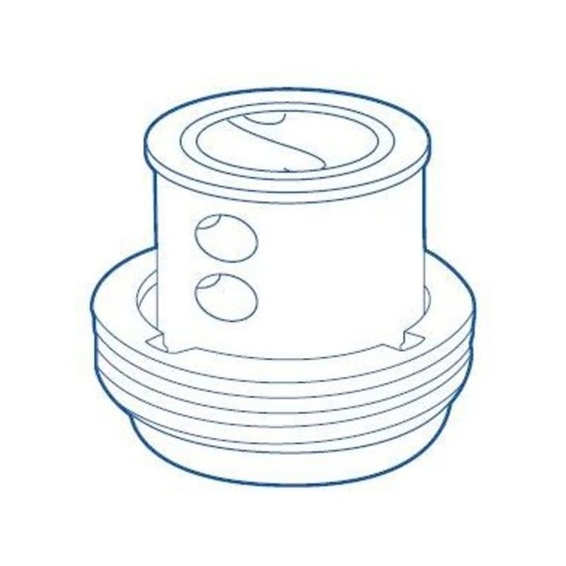 Pool Valet Blank Nozzle, White