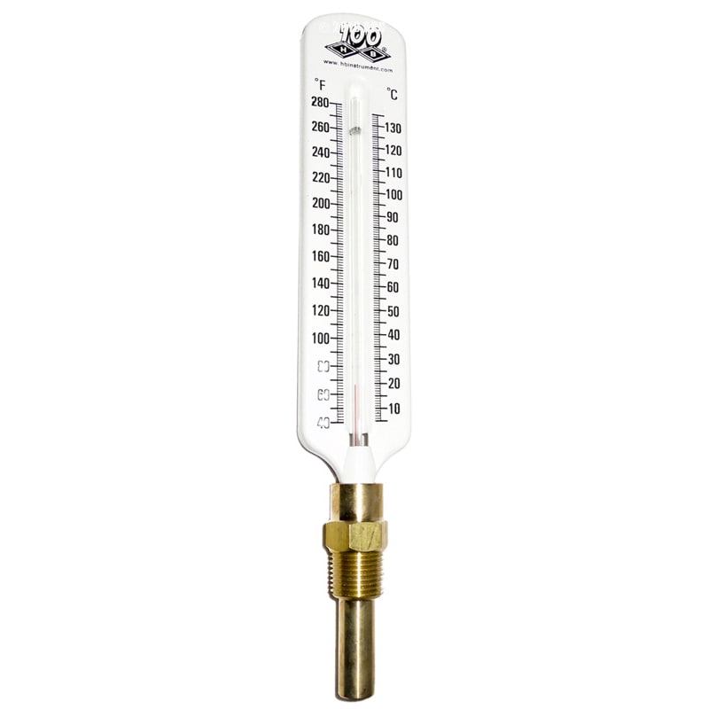 Raypak Genuine OEM Thermometer Brass Vertical 600133