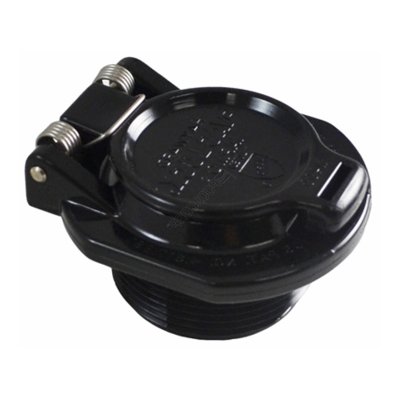 Vac Lock Wall Fitting - Black VLK15T02