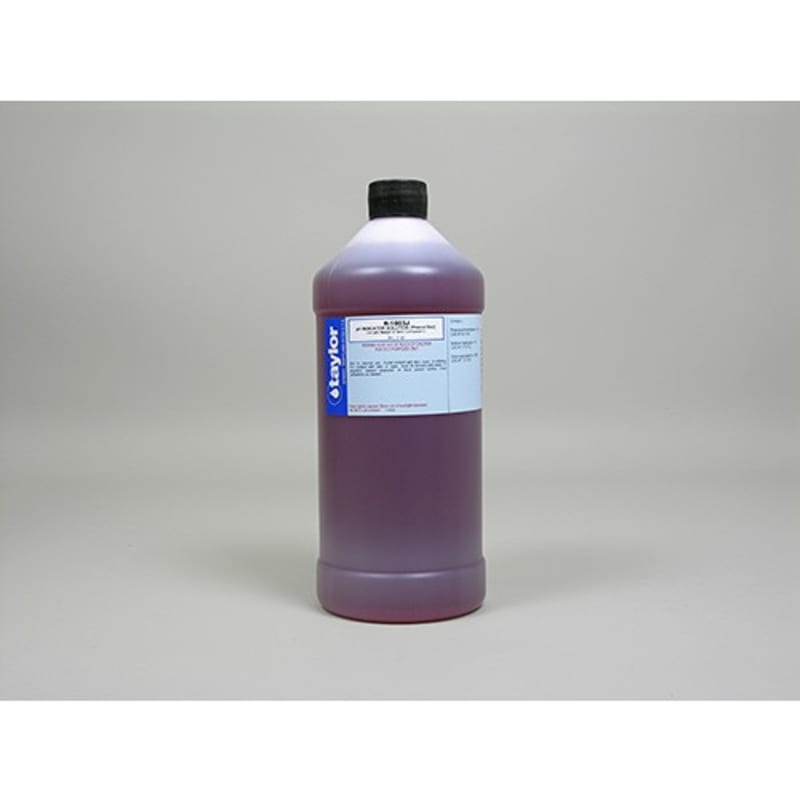 pH Indicator Solution (for Midget & Slide comparators), Phenol Red, 32 oz