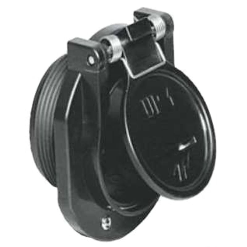 1-1/2" MPT Vac Lock Fitting, Black