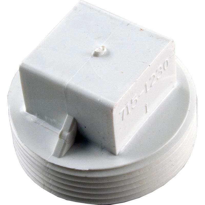 2" MPT Square Plug