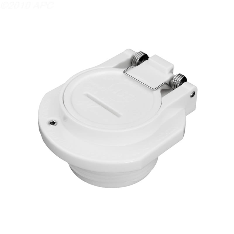 1-1/2" MPT Vac Lock Fitting, White