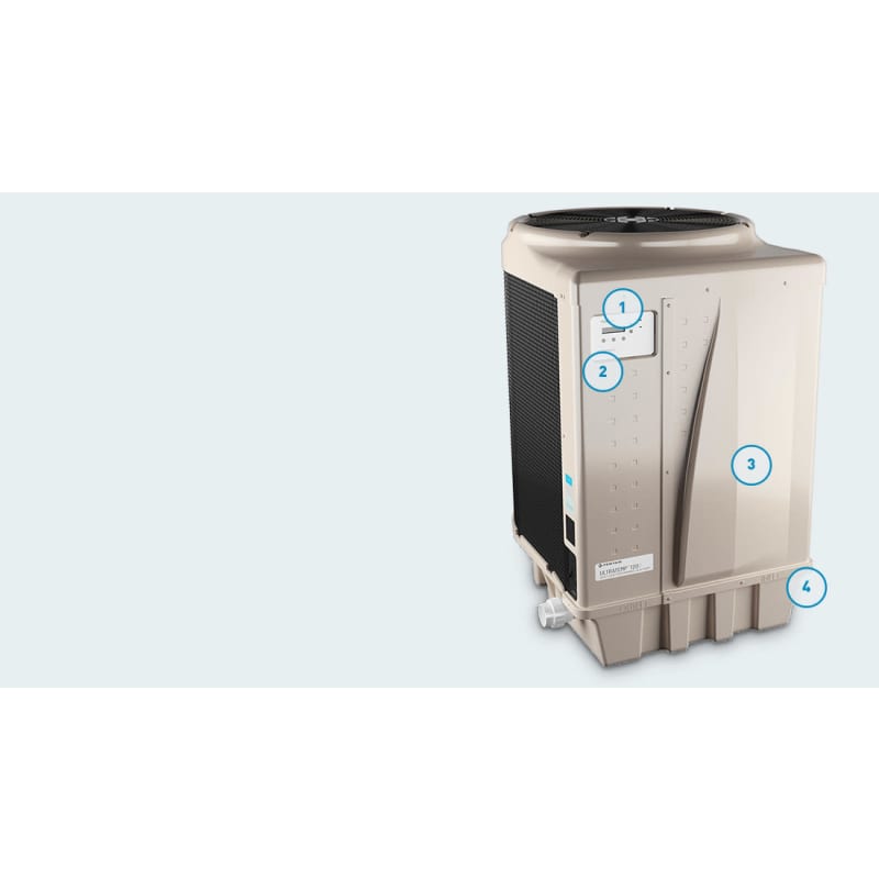 UltraTemp 110 Heat Pump 108K BTU 240V, Black