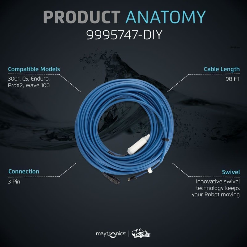 Cable with Swivel DIY Dynamic 30M