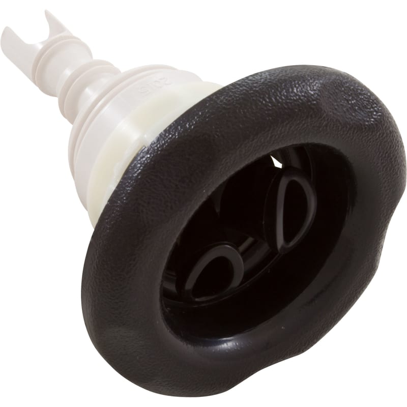 Thread-in 5-Scallop Twin Roto Poly Storm Gunite Jet Internal, Black