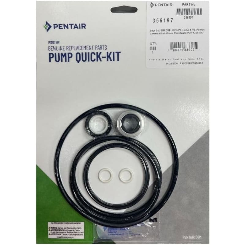 Seal Kit Suprflo/Suprmax Chem/Salt/Ozone Resistant