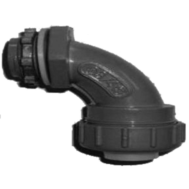 .5" 90-Degree Swivel Non-Metallic Liquid Tite Flex Conduit
