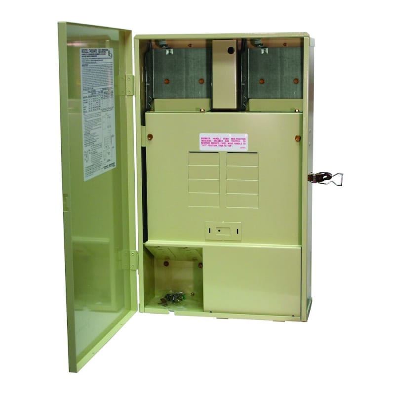 125 Amp Load Center With Compartment For Optional Wiring Devices, 8 ...