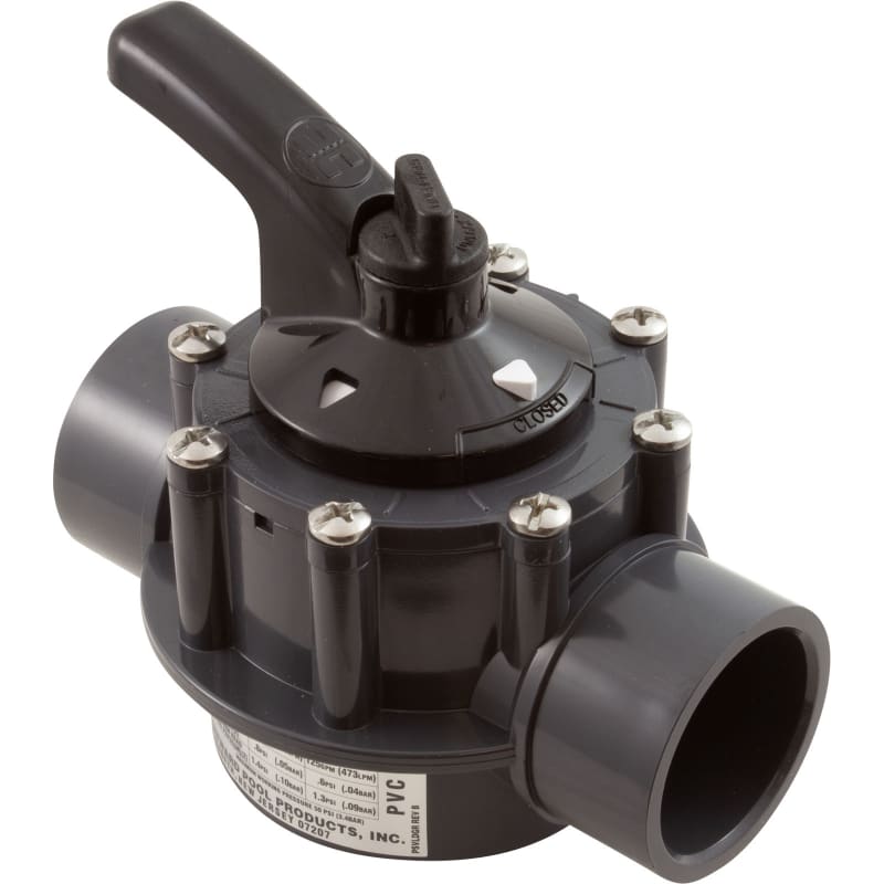 1-1/2" x 2" PSV Series 2-Way Diverter Valve PVC
