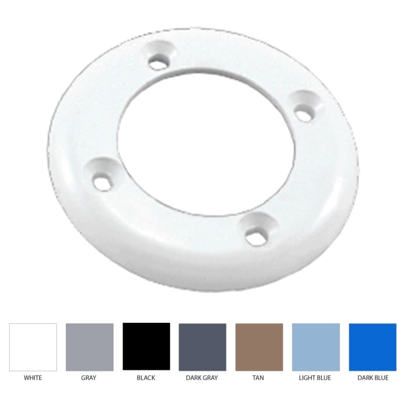 3.5" Tan Inlet Faceplate Cover with Screw Holes