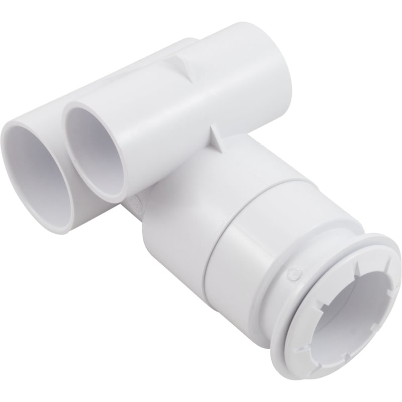 Spa Master 2-1/2" White Gunite Jet Body with Niche