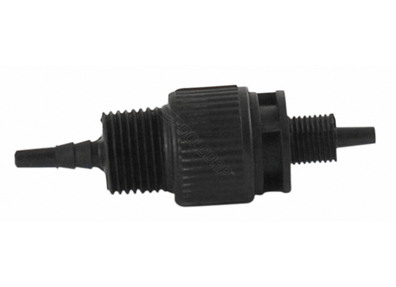 Pentair 521508 Suction Fitting For Intelliph Chemical Containers, Black