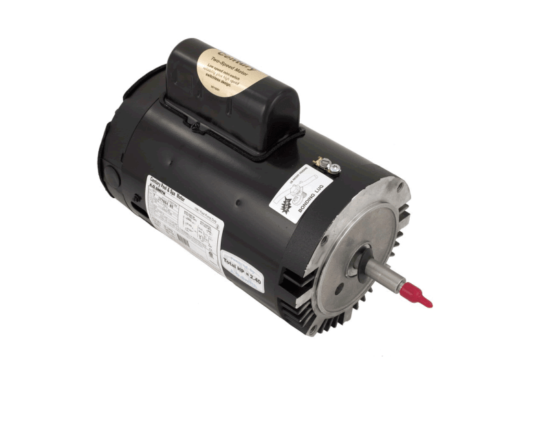 2 HP Round Flange Dual Speed Full Rate Motor B979