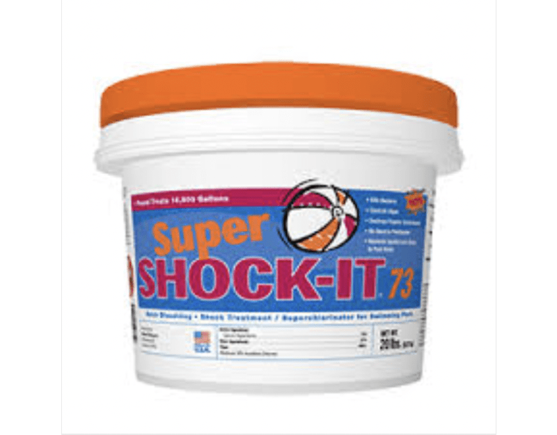 24 X 1 Lb Bags, 73% Super Shock-It Cal-Hypo Pool Shock