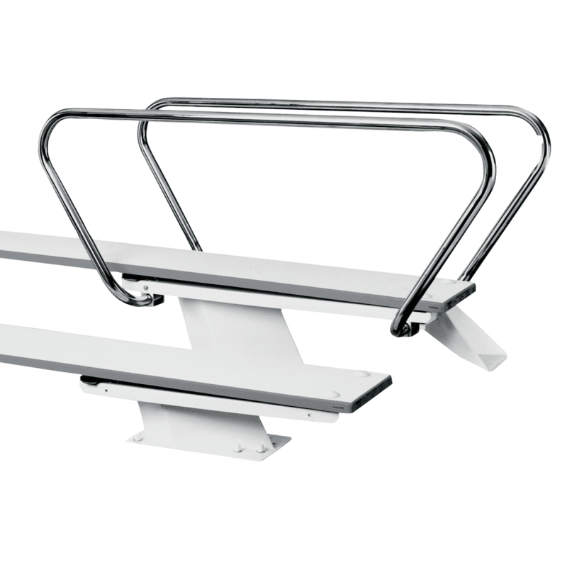 10' Steel Meter Handrails with Mounting Kit